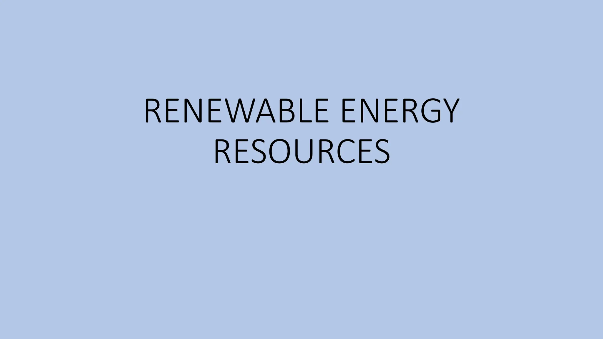 renewable energy sources comparison advantages and disadvantages and ...