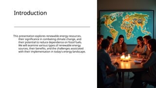 Renewable Energy Resources.pptx for education | PPTX