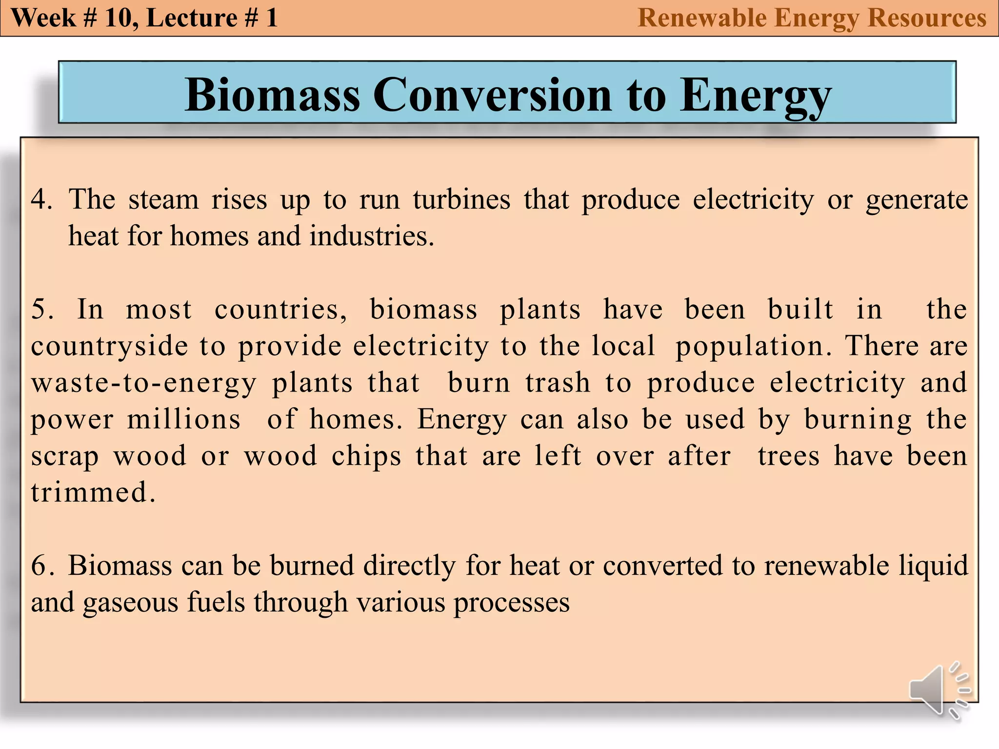 Renewable energy resources_ biomass energy introduction | PPT