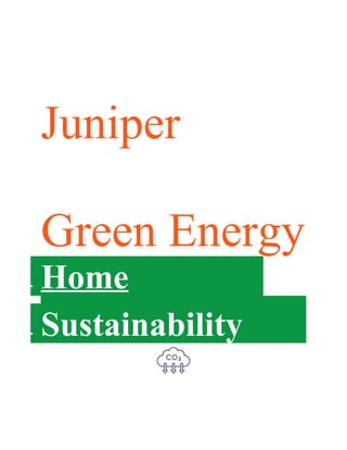 Renewable Energy Solutions | Juniper Green Energy | DOCX