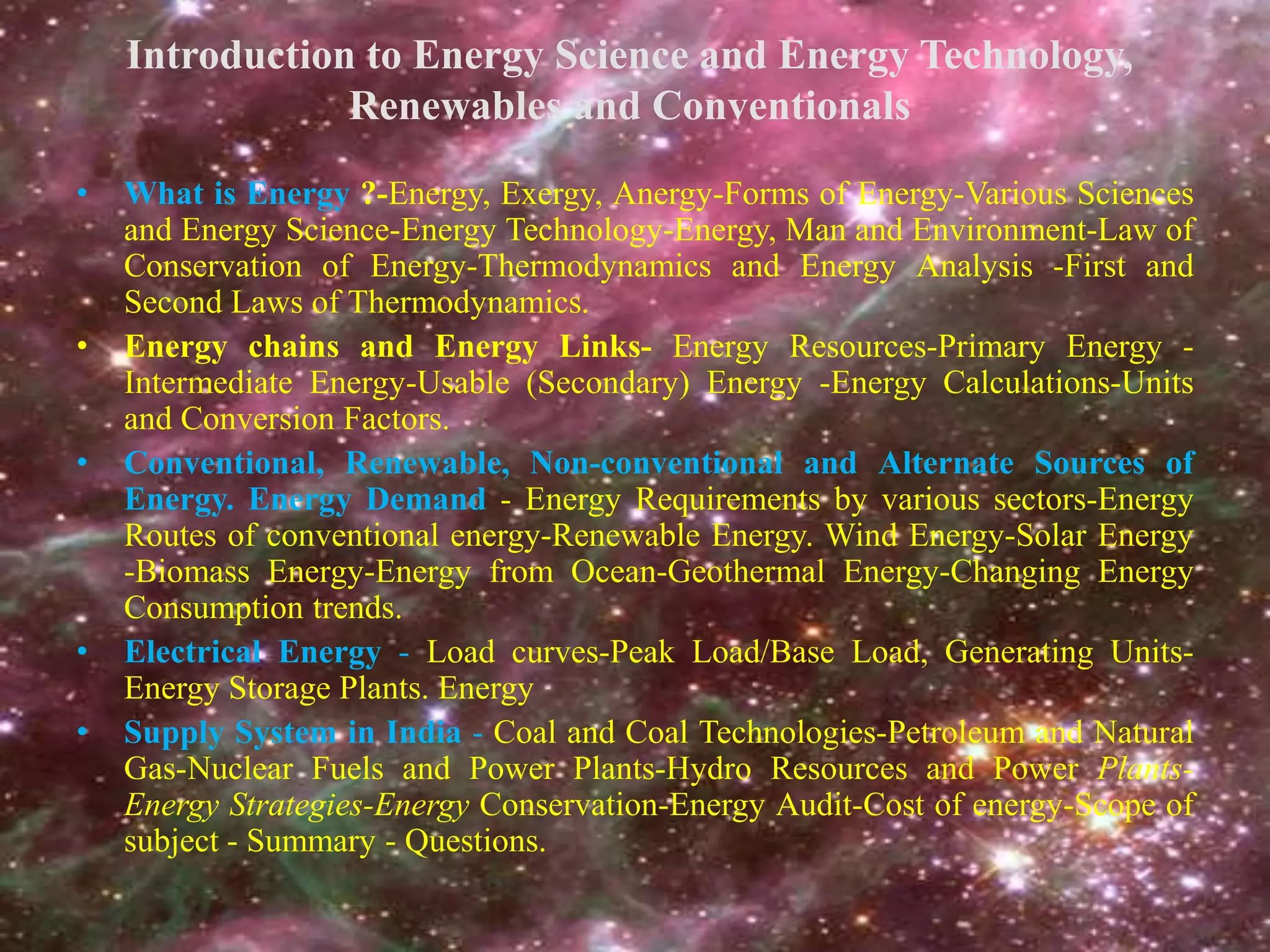 Renewable energy sources | PPSX