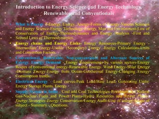 Renewable energy sources | PPSX
