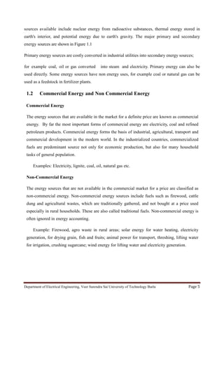 Renewable Energy Sources Lecture Notes | PDF