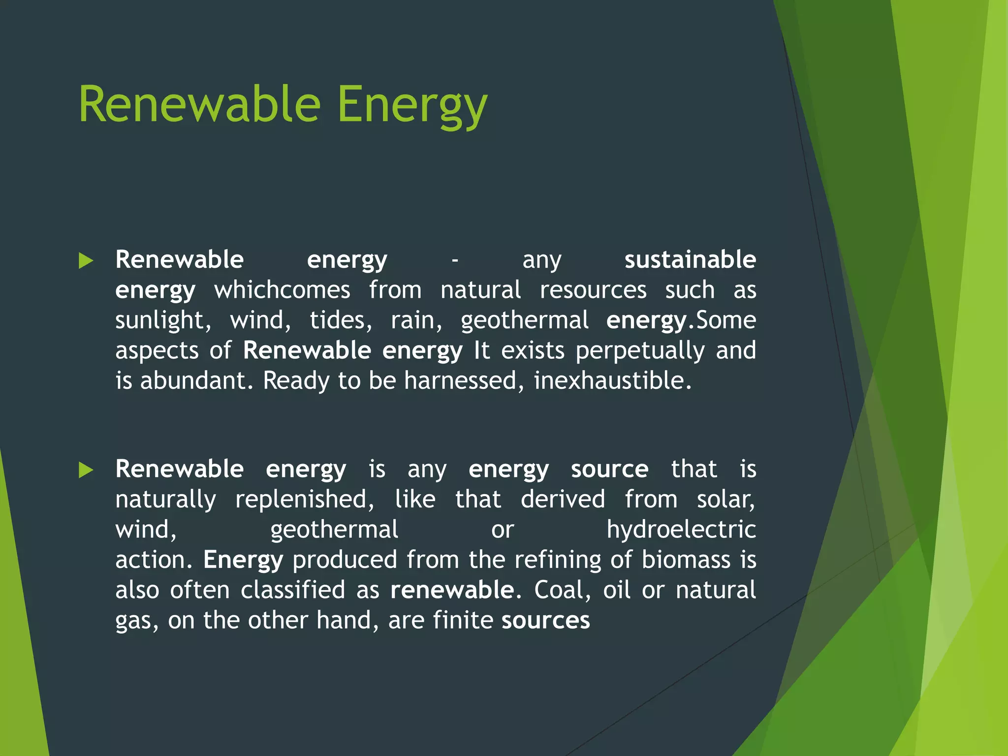 Renewable Energy Sources | PPT