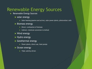 Renewable Energy Sources | PPT