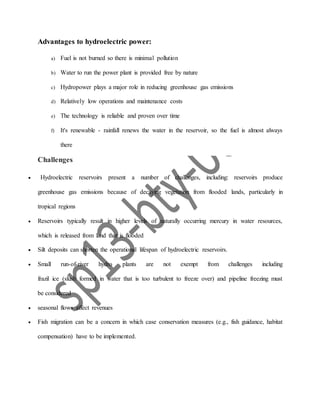 Renewable energy Sources, Efficiency, Uses and latest Research | DOCX