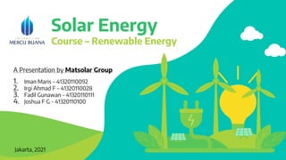 Solar Energy power point | PPTX