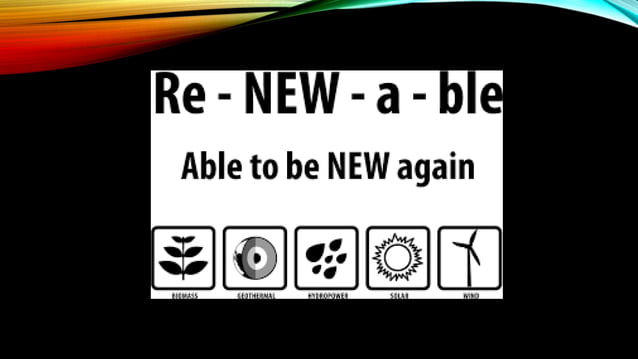 Renewable & non renewable resources | PPT