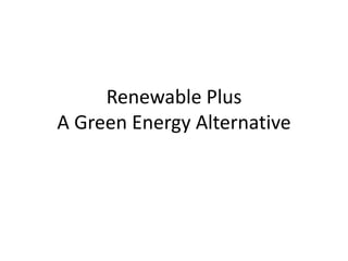 Renewable Overview | PPTX