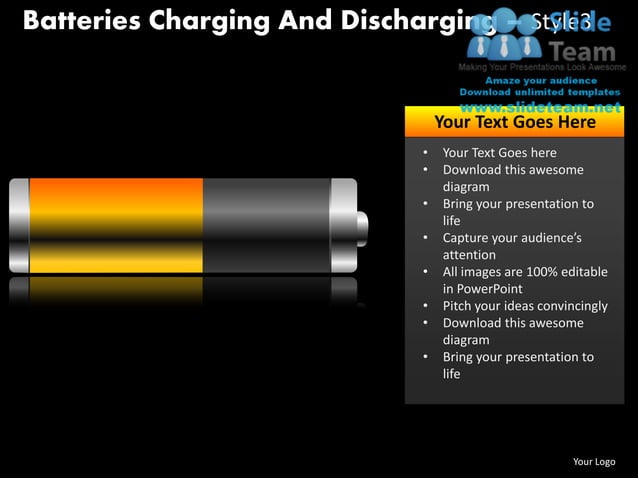 Renewable rechargeable batteries green charging design 3 powerpoint ppt ...