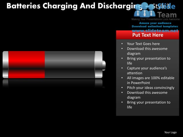 Renewable rechargeable batteries green charging design 3 powerpoint ppt ...