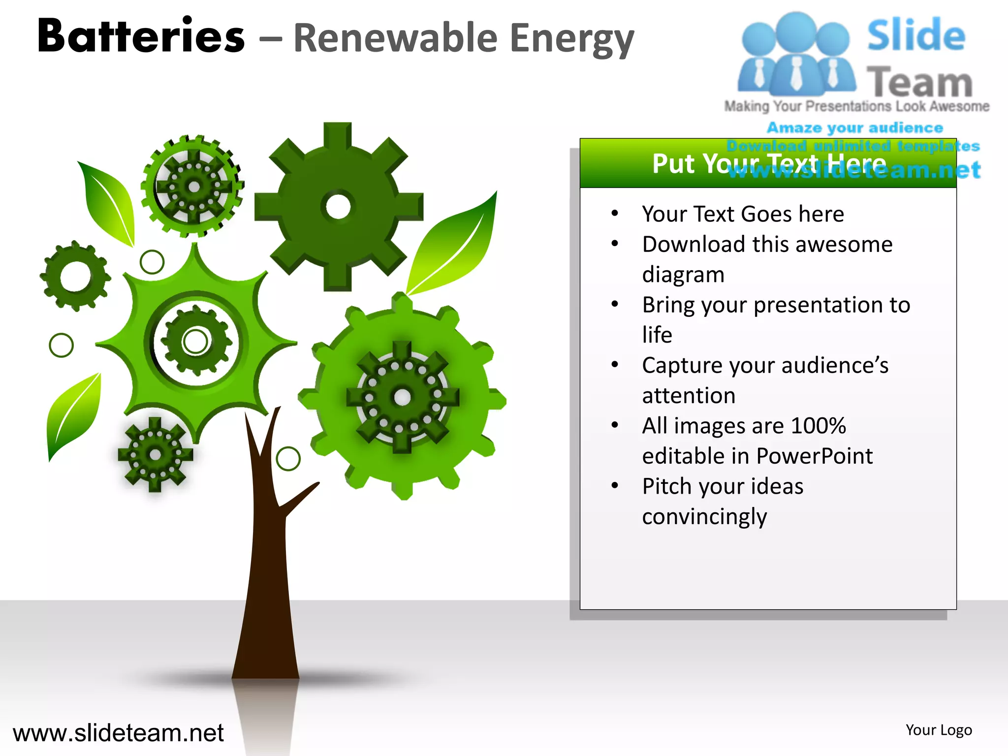 Renewable rechargeable batteries green renewable energy powerpoint ppt ...