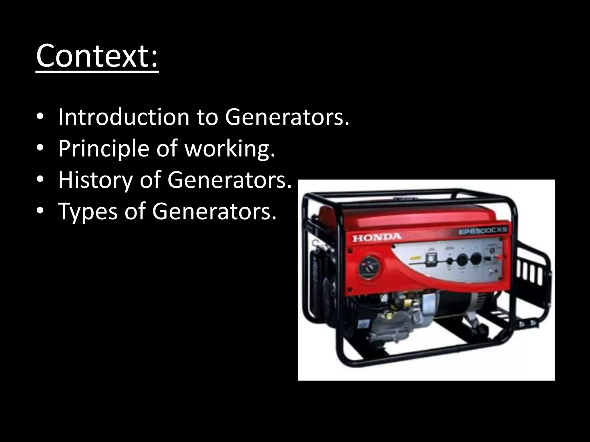 generators | PPTX