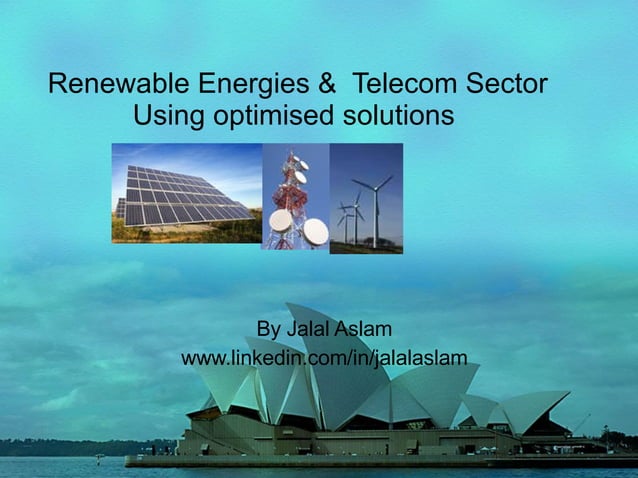 Renewable Energy in Telecom | PPT
