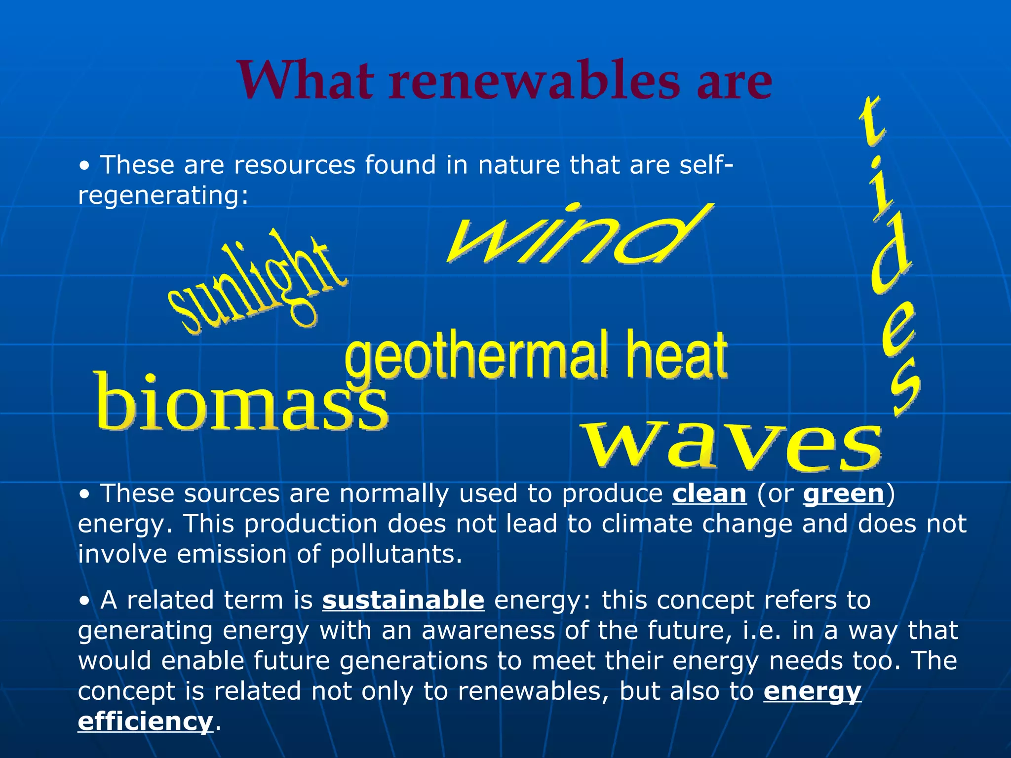 Renewable Energy Sources | PPT