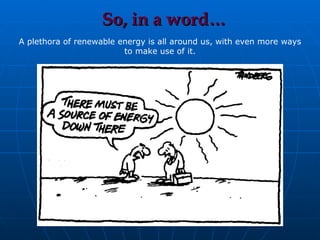 Renewable Energy Sources | PPT