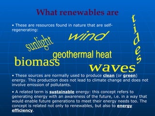 Renewable Energy Sources | PPT