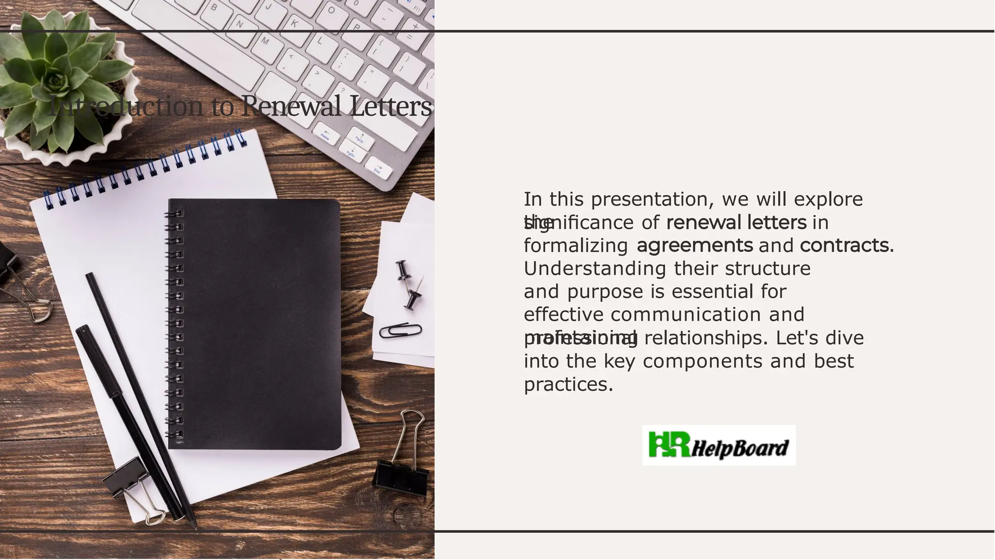 Renewal Letter, Sample of Renewal Letter | PPT