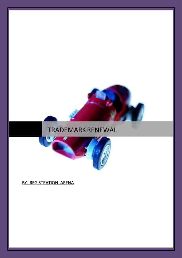 Renewal of trademark | PDF
