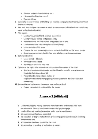 Title Verification under Transfer of Property Act | DOCX