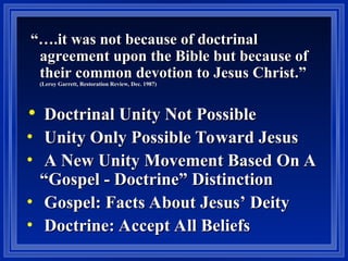 Renewed View of Unity a bible study for 21st century | PPT