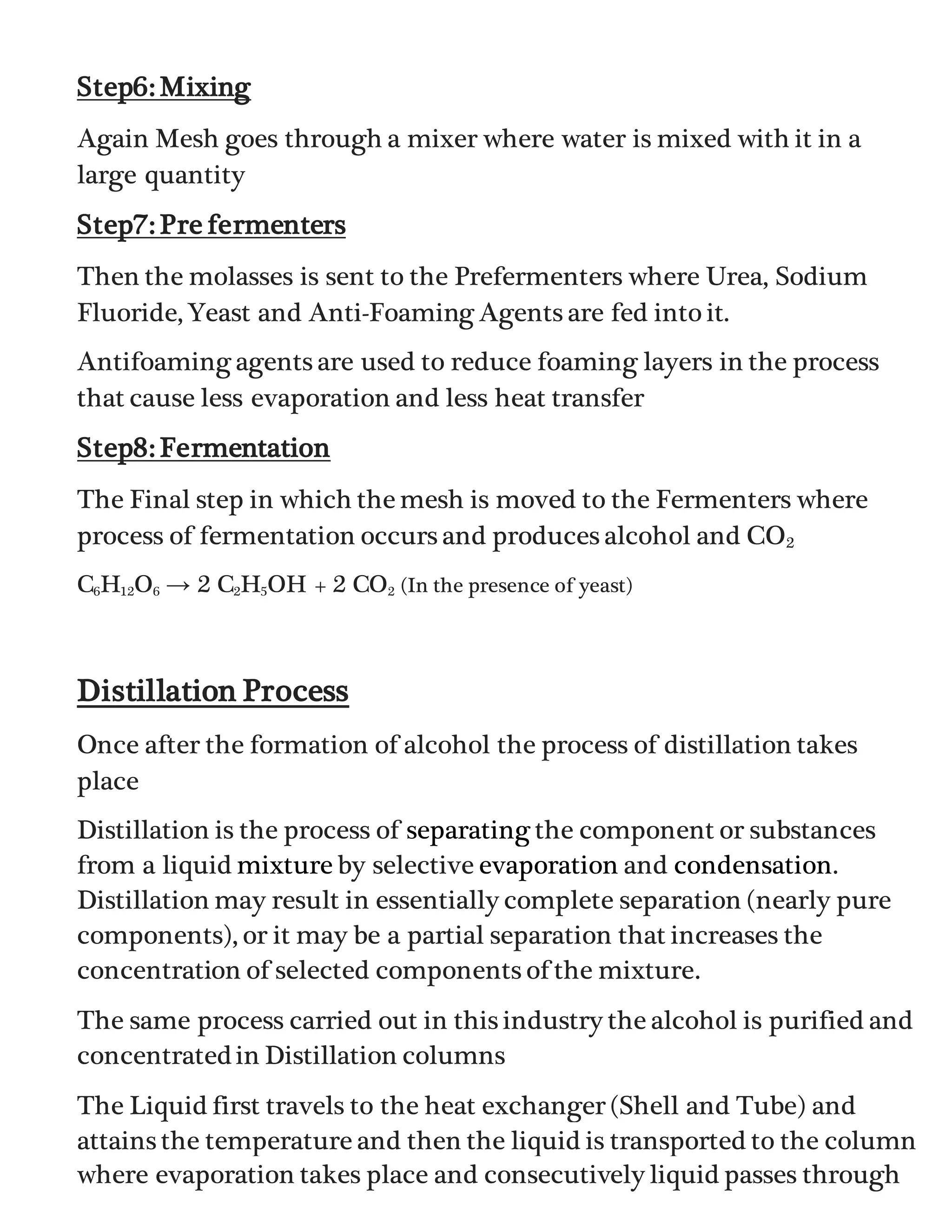 Internship Report of Unicol Mirpurkhas (Ethanol Distillery) | DOCX ...