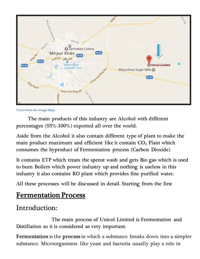 Internship Report of Unicol Mirpurkhas (Ethanol Distillery) | PDF