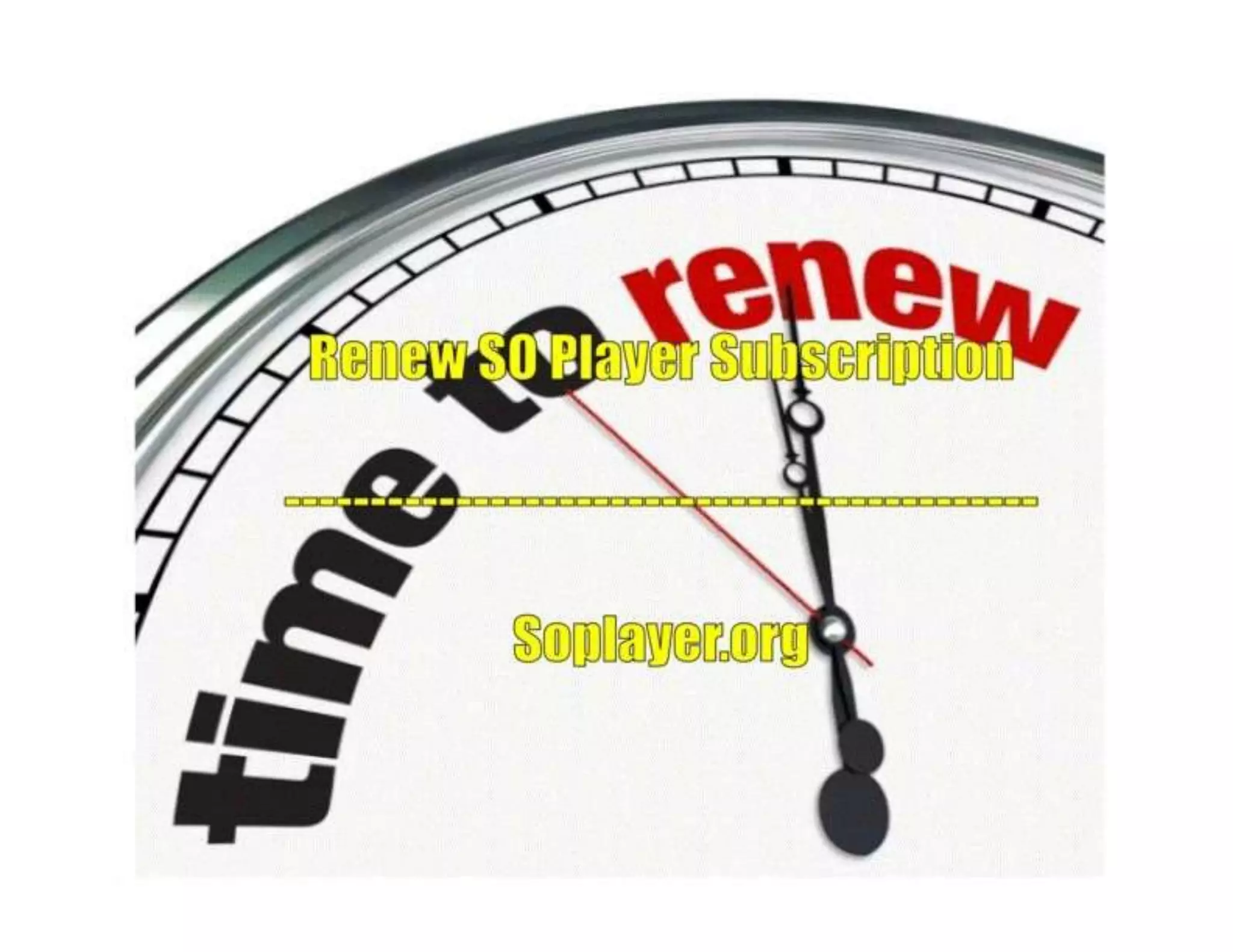 renew so player subscription.ppt