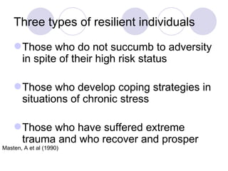Building Resilience in Fragile People | PPT