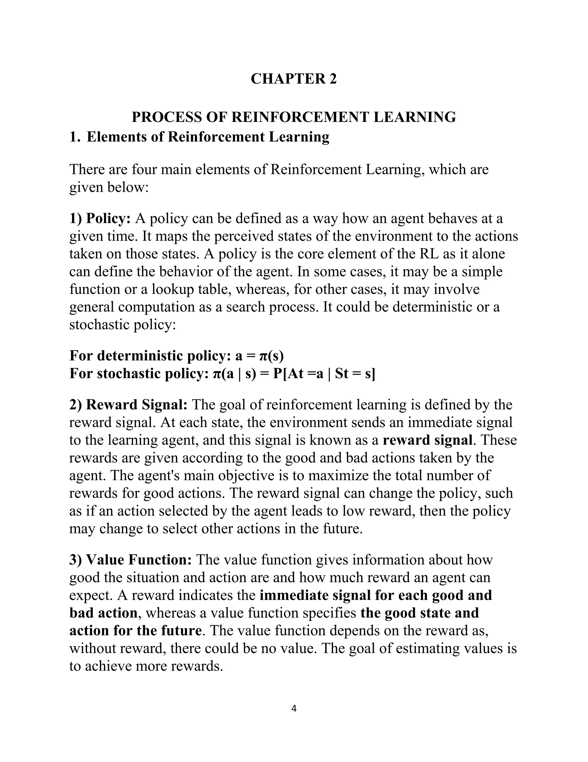 Reinforcement learning | PDF