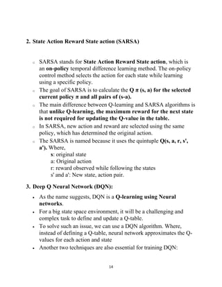 Reinforcement learning | PDF