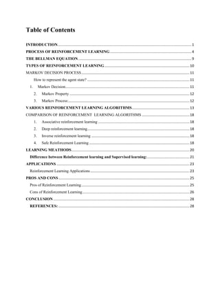 Reinforcement learning | PDF
