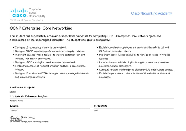 CCNP Enterprise: Core Networking | PDF | Computer Networking | Computing