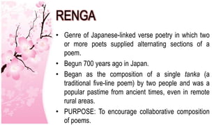 Renga final ppt | PPTX