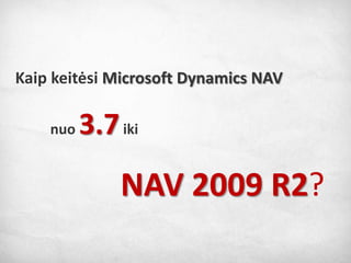 Microsoft Dynamics NAV 2009 R2 | PPSX