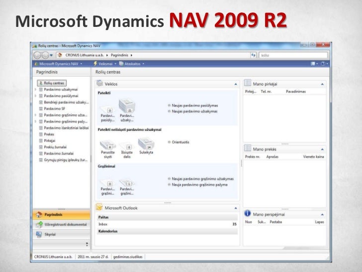Microsoft Dynamics NAV 2009 R2 Microsoft Dynamics NAV 2009 R2