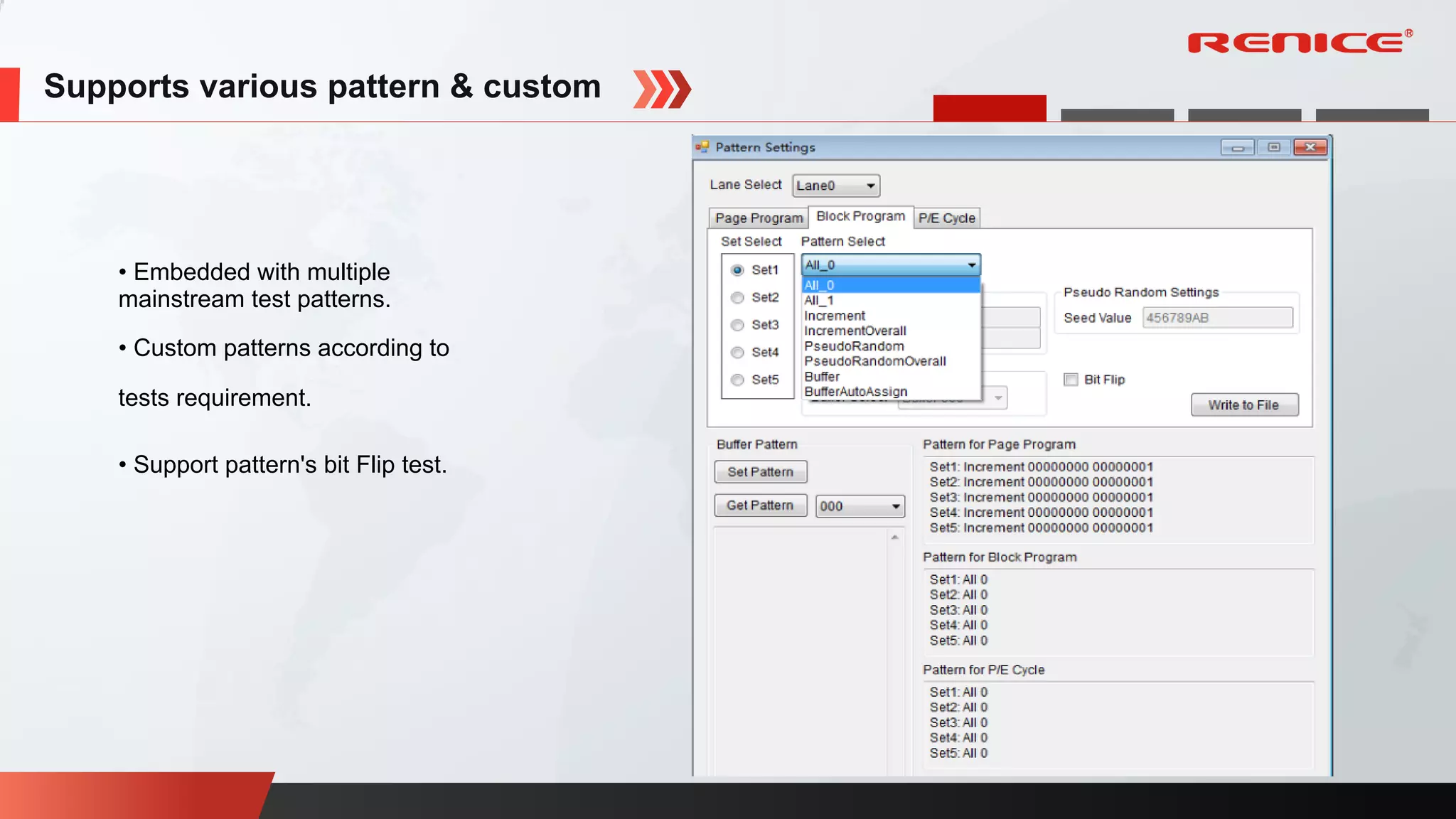 Renice Nand Flash Analyzer NFA100 introduction | PDF