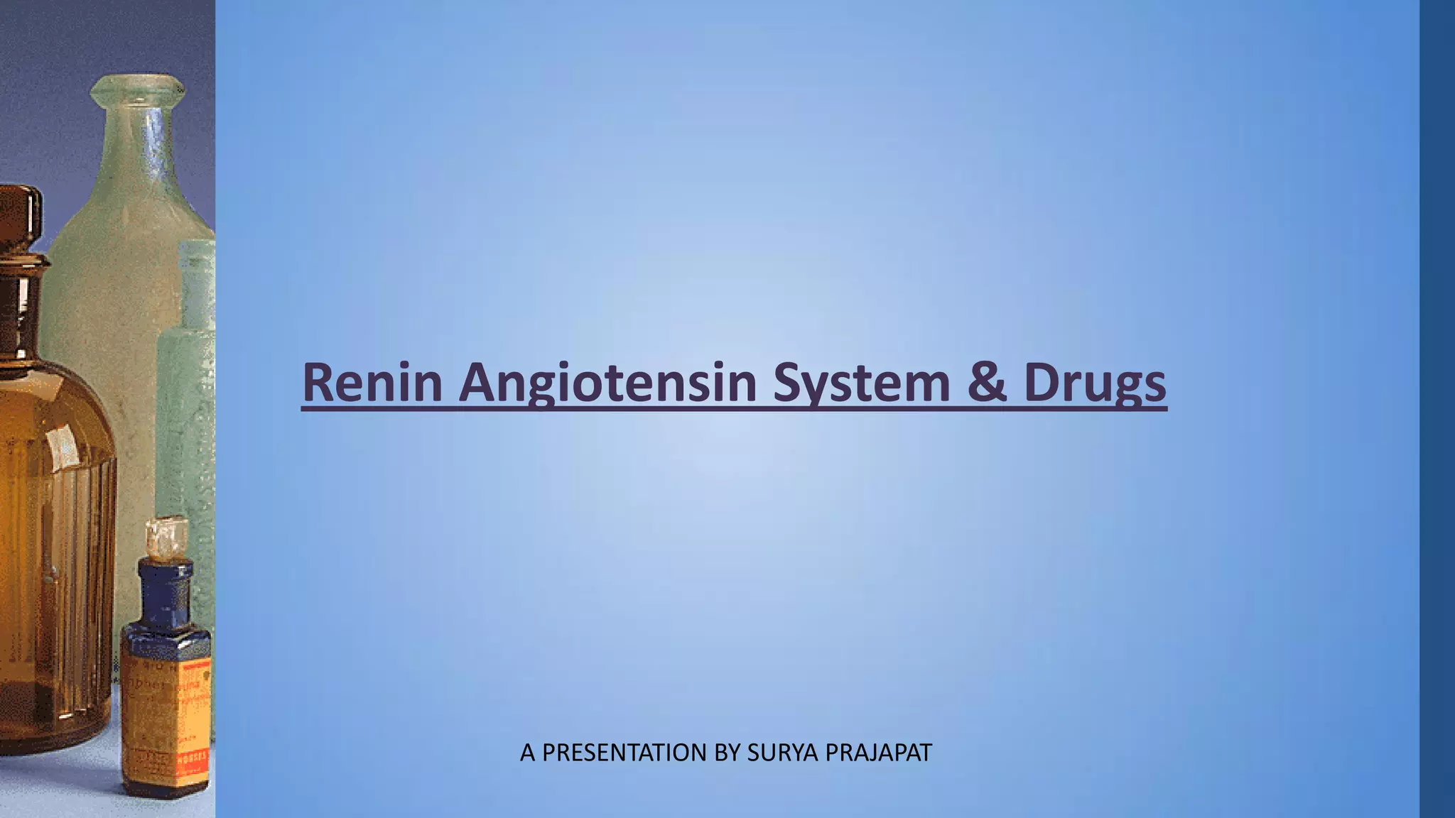 Renin angiotensin system & drugs | PDF