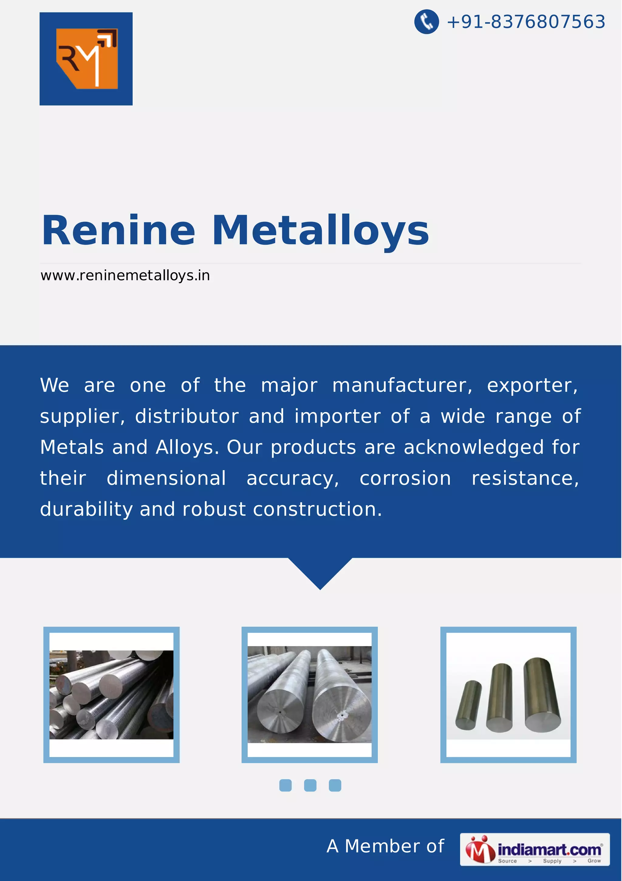 Renine metalloys (1) | PDF