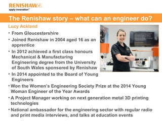 Renishaw presentation Feb 2017 | PPT | Resume Writing and Advice | Job ...