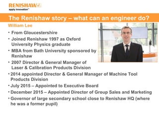 Renishaw presentation Feb 2017 | PPT | Resume Writing and Advice | Job ...