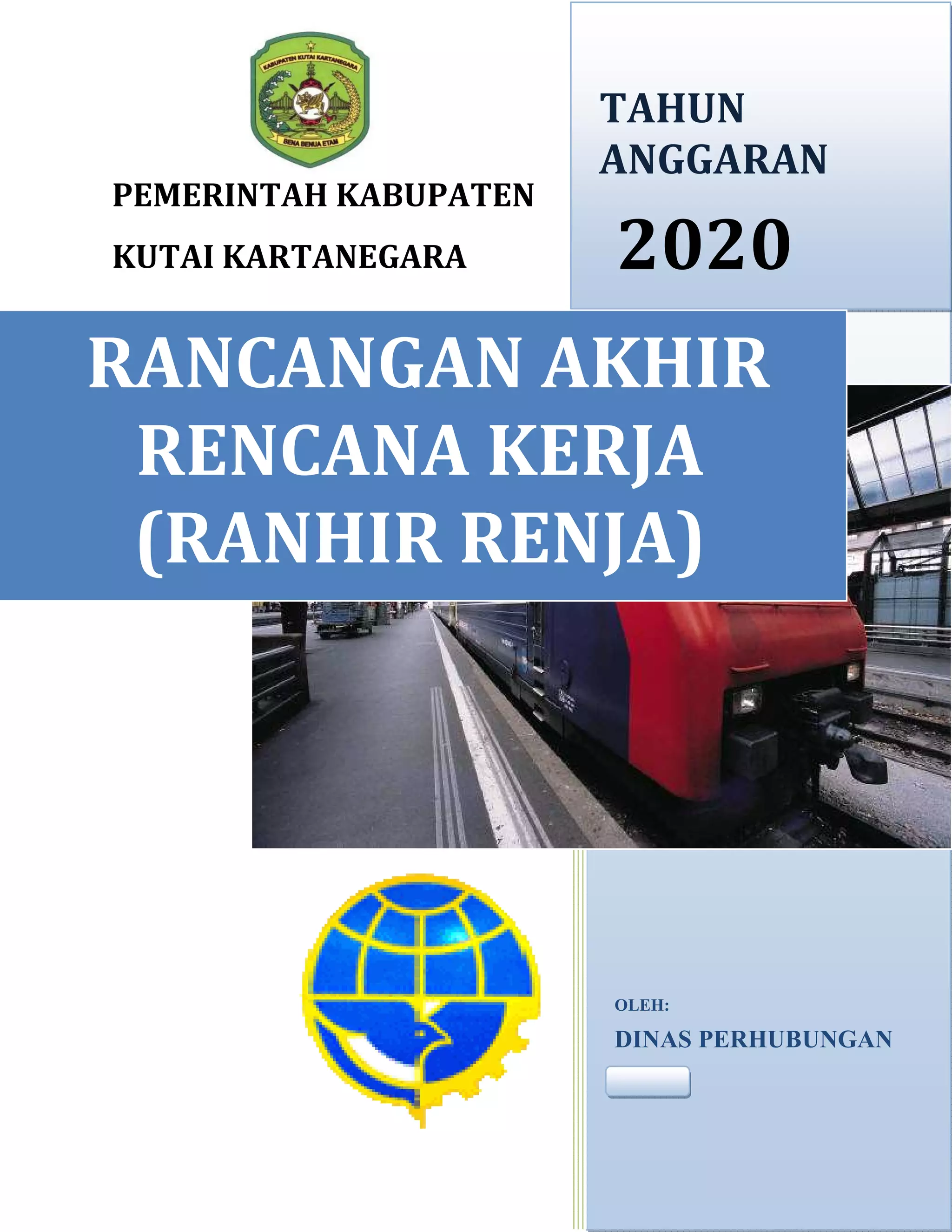 renja dishub kutai kartanegara tahun 2020 | PDF