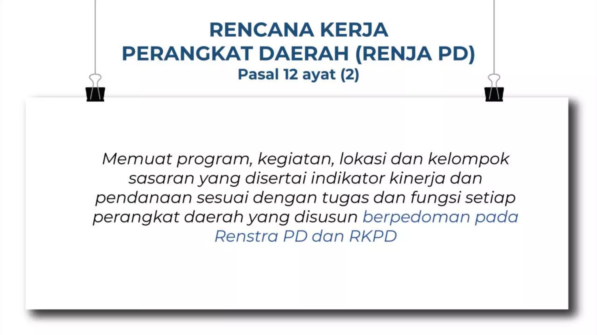 Renja PD | PPT