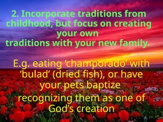 Personal Development : Family Traditions | PPTX