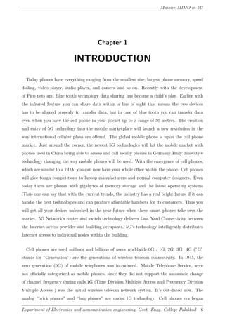 Renjihha.m massive mimo in 5 g | PDF