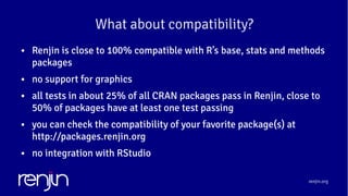 Introduction to Renjin, the alternative engine for R | PPT