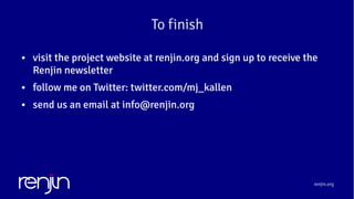 Introduction to Renjin, the alternative engine for R | PPT