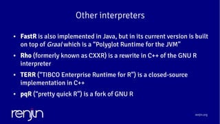 Introduction to Renjin, the alternative engine for R | PPT