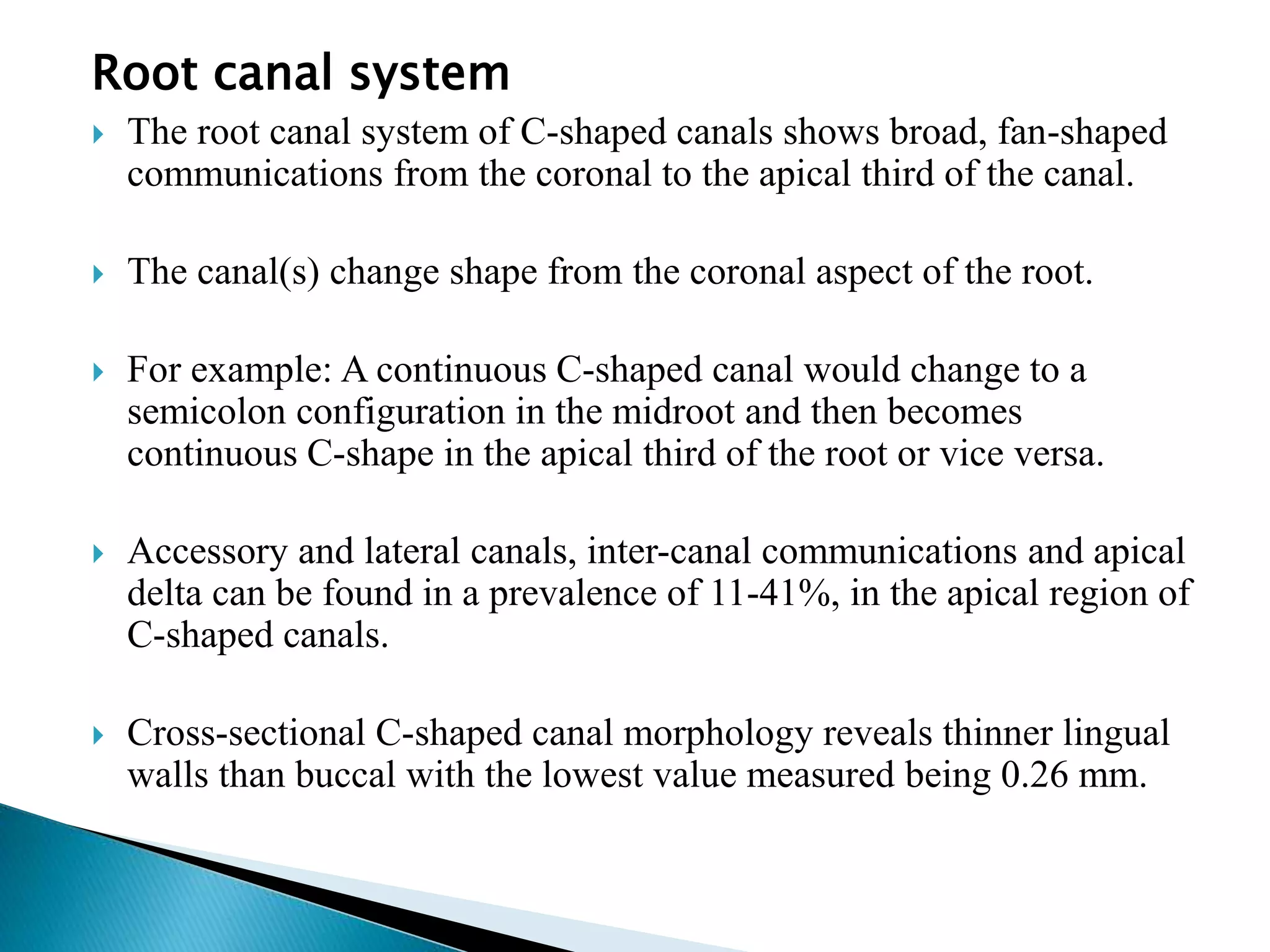 Renjith c shaped canal configuration | PPTX