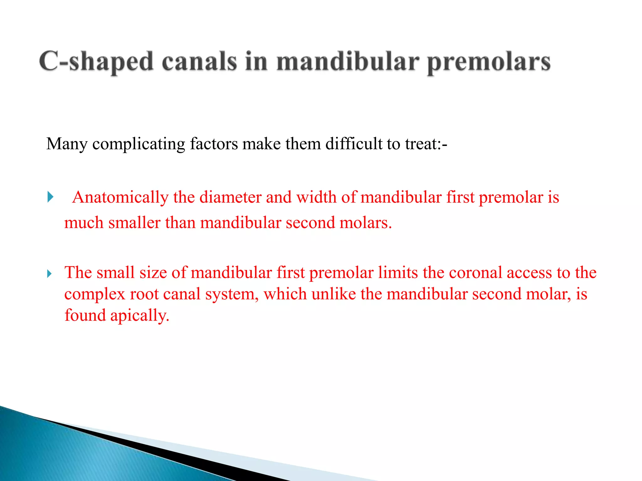 Renjith c shaped canal configuration | PPTX